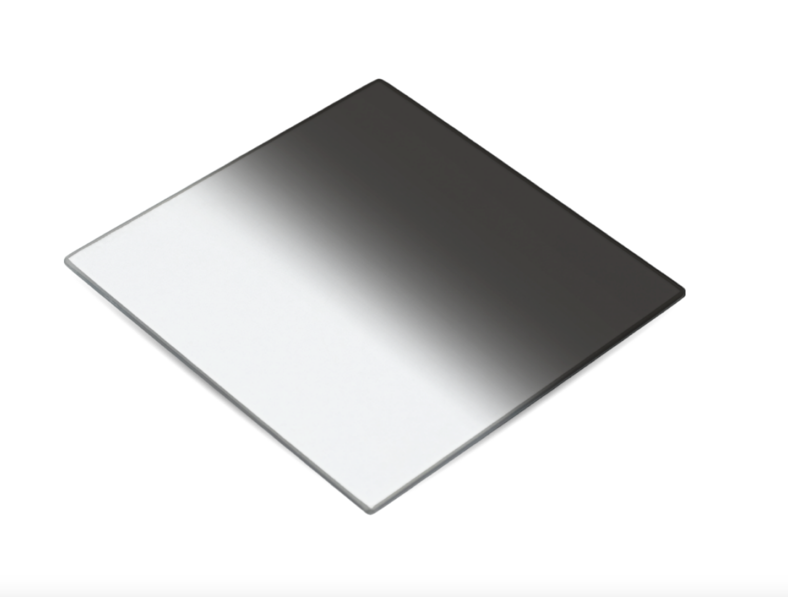 6.6 x 6.6" Hard Edge Graduated 0.6 ND Filter (Horizontal Orientation ...